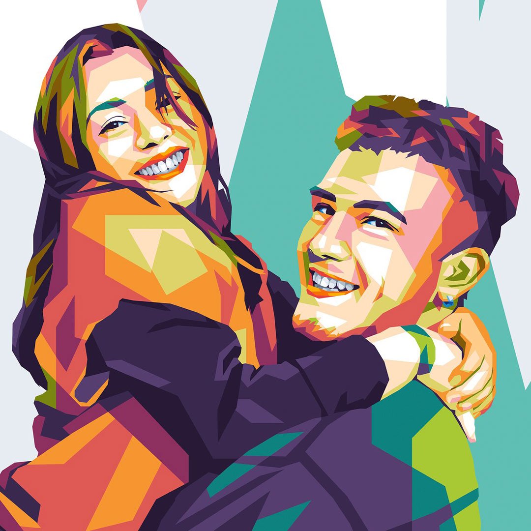 Wedha Pop Art Portrait (WPAP) — Personalized Hand-Drawn Portrait — Artifyu